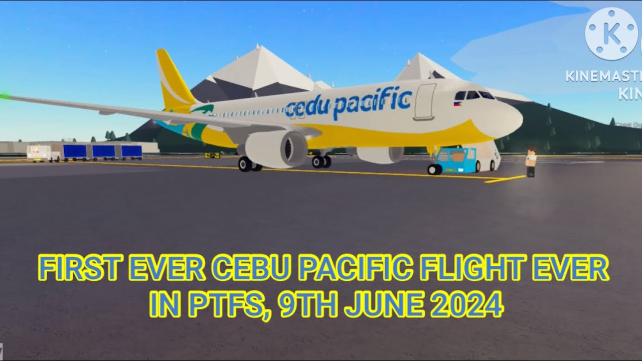 (First ever flight Cebu Pacific Flight in PTFS) Cebu Pacific A320 RP ...