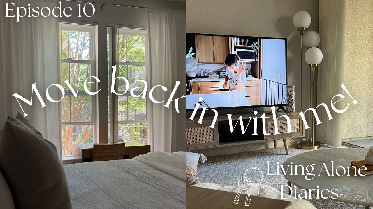 spend a week with me moving back in! | living alone diaries! | episode ...
