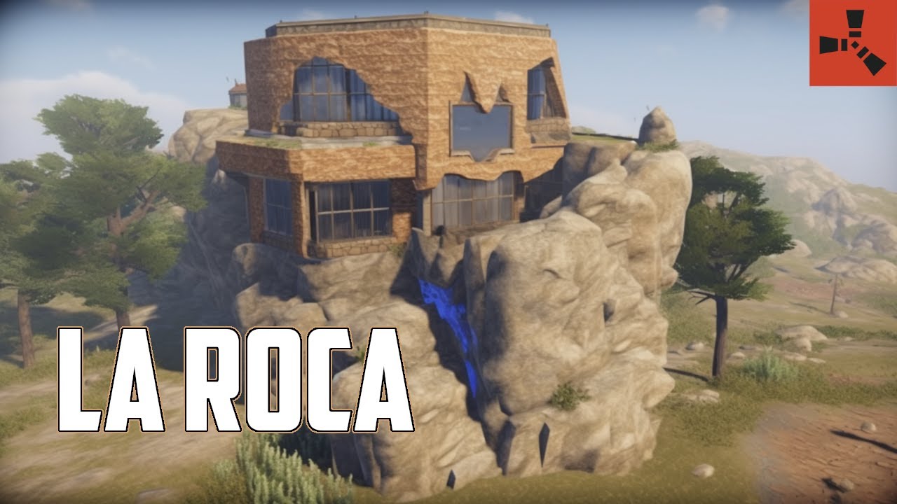 🌋 Construyo 1 CASA en la ROCA PERFECTA 🌋 - YouTube
