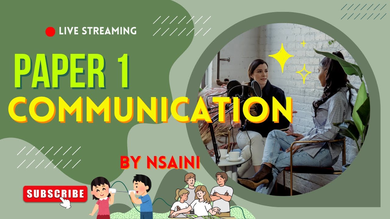 UGC NET Paper 1 I Unit 4: Communication | CLASS 01 I BY NSAINI - YouTube