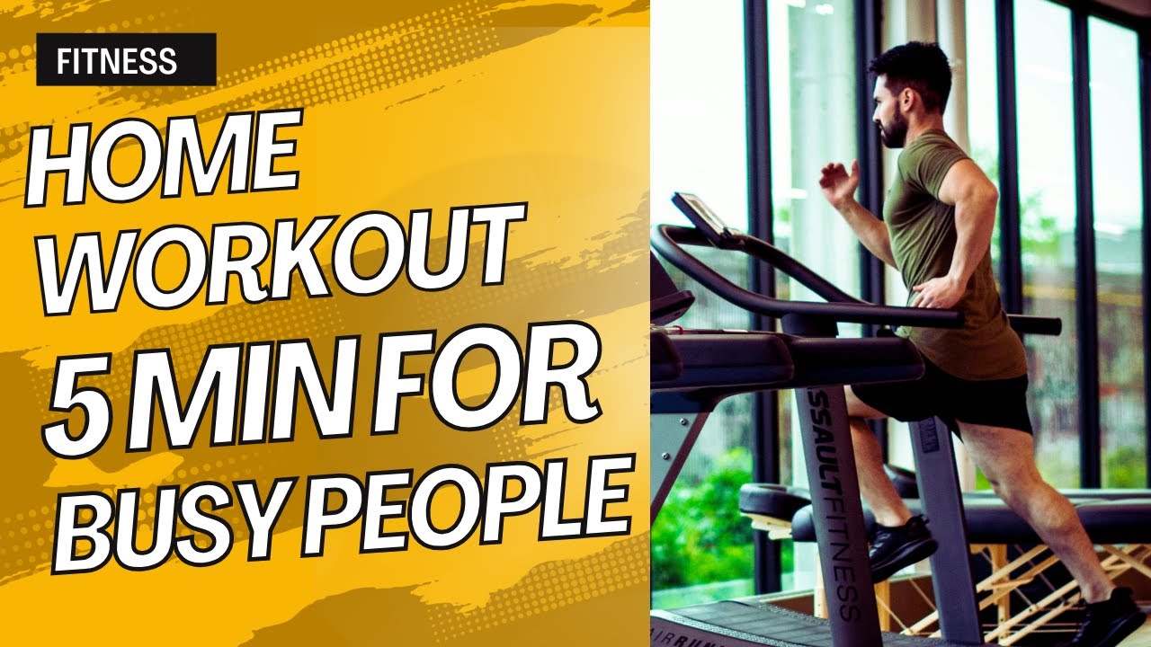 5 Minute Workouts for Busy People on the Go - YouTube