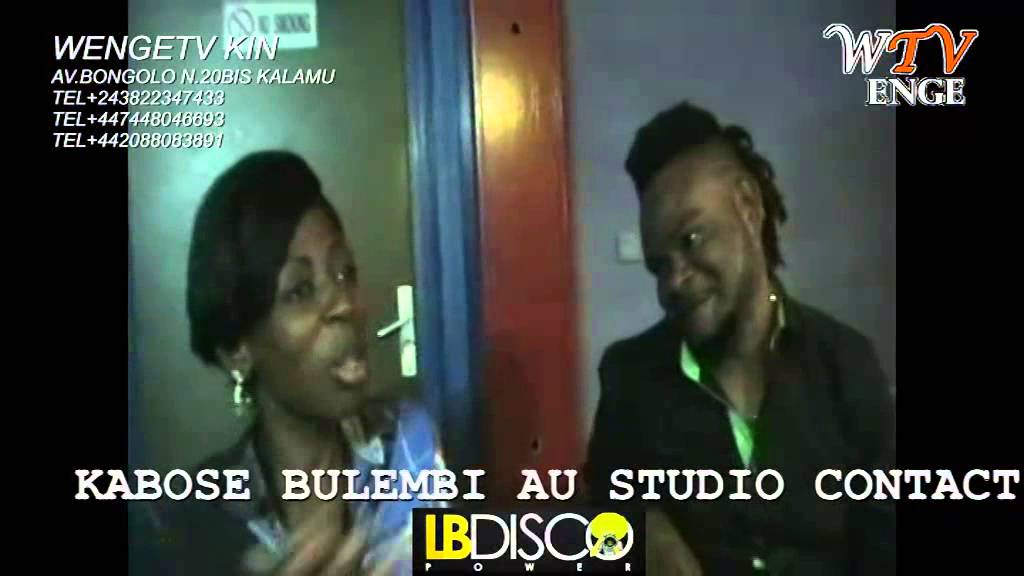 WENGETV KIN KABOSE BULEMBI AU STUDIO - YouTube