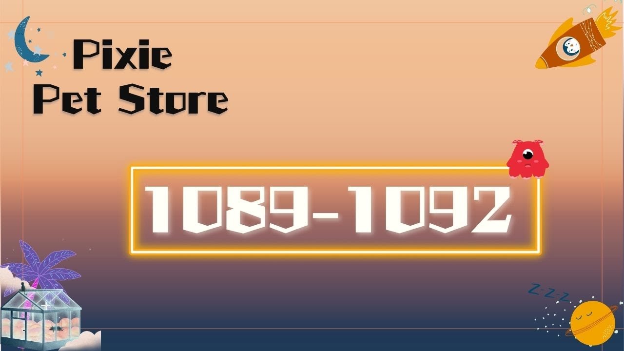 🔴 ᴸᶦᵛᵉ 】 Pixie Pet Store 1089-1092 - YouTube