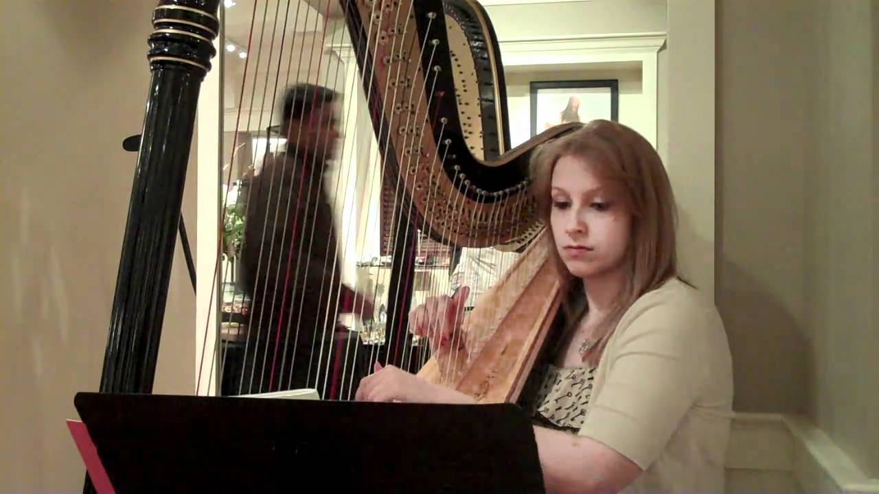 Can't Help Falling in Love on Harp HD - YouTube