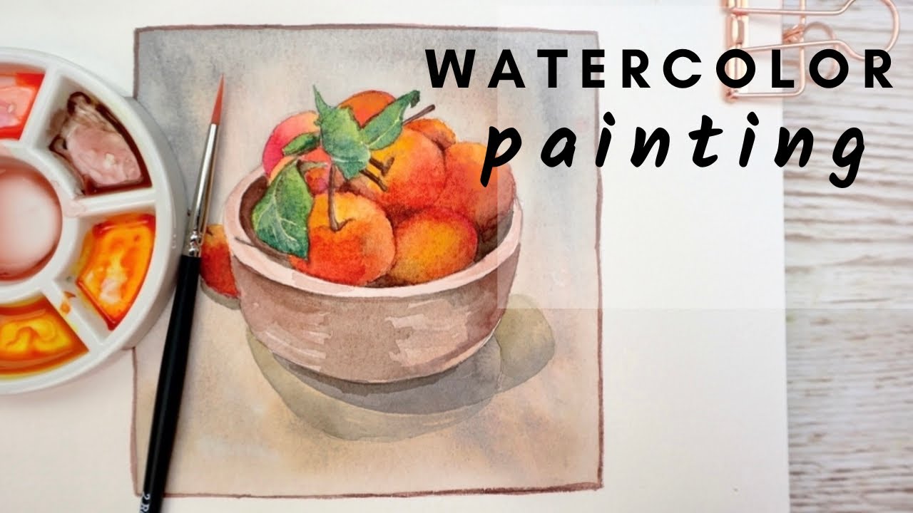 Still Life Watercolour Tutorial - YouTube