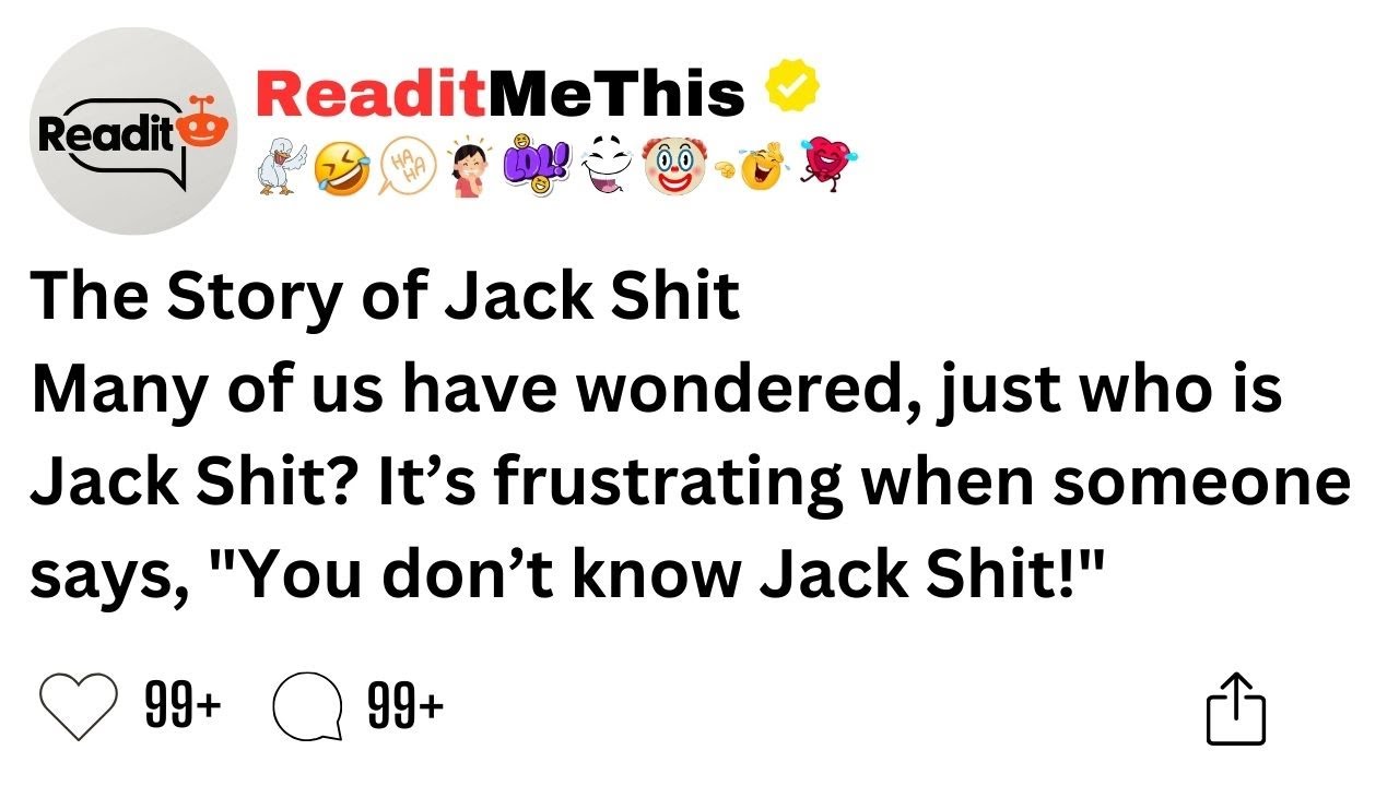 (JOKE) The Story of Jack Shit - YouTube
