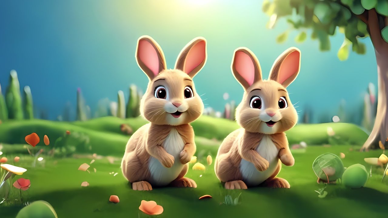 The Cute Bunnies | Nursery Rhymes & Kids Songs | Baby Songs - YouTube