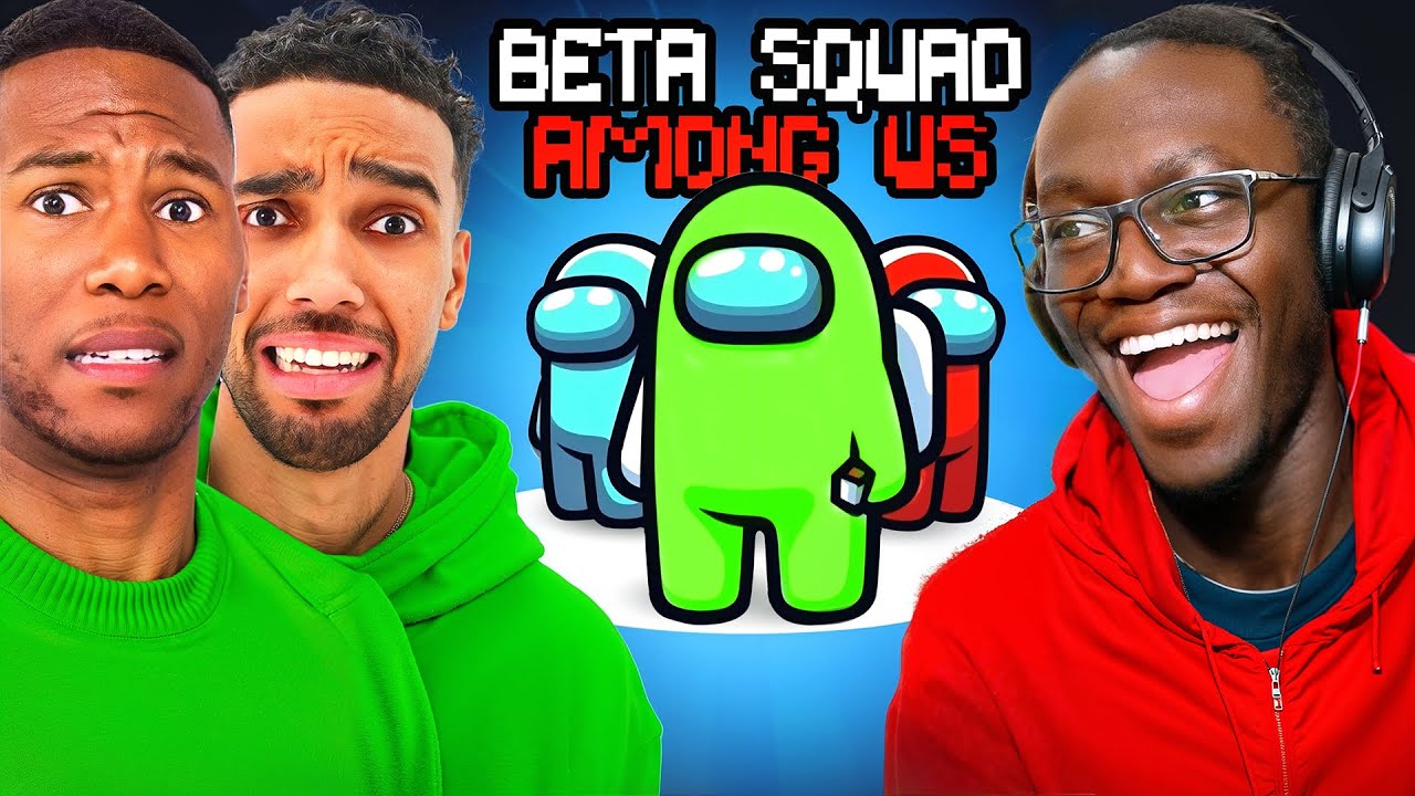 BETA SQUAD PLAY AMONG US FT DEJI - YouTube