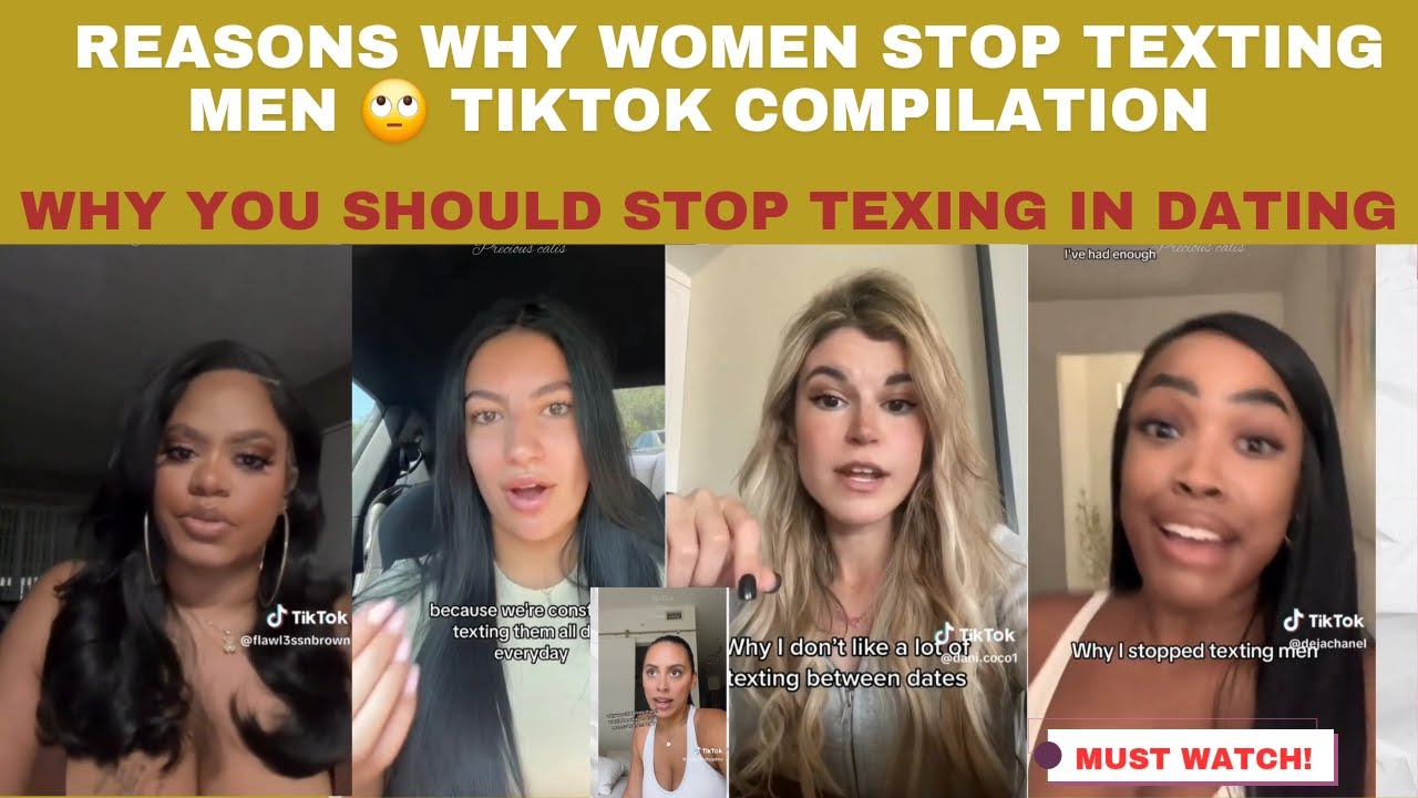Why I Stop Texting Men In Dating / Tiktok Compilation #tiktok - YouTube
