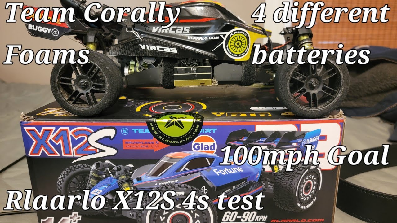 Rlaarlo X12S 100 mph attempt | testing 4 different batteries | Team ...