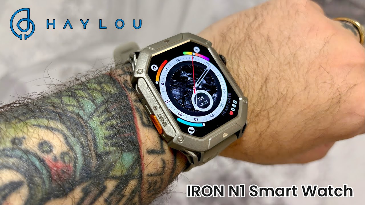 HAYLOU IRON N1 - Rugged Smart Watch display Amoled and Military ...