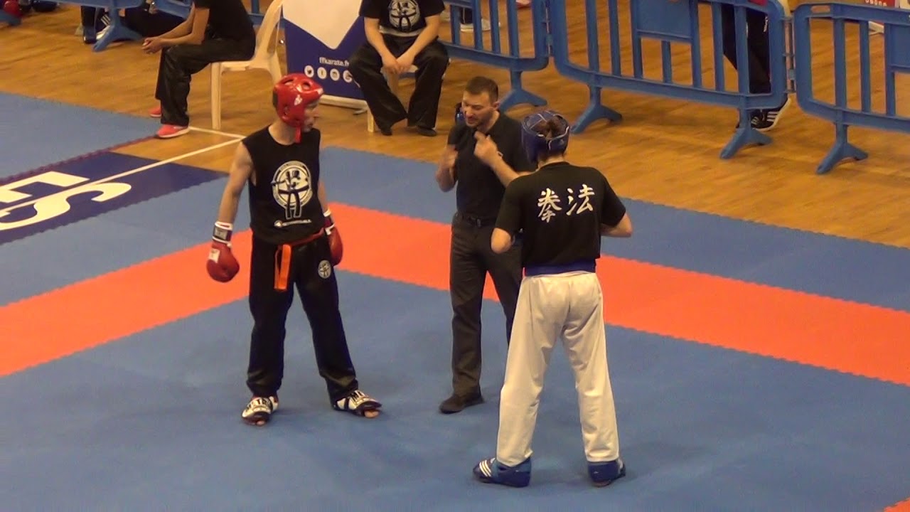 Championnats de France Karaté Light-Contact - Seniors -75kg - YouTube