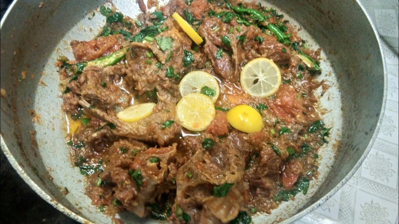 Peshawari Mutton Curry Recipe. - YouTube