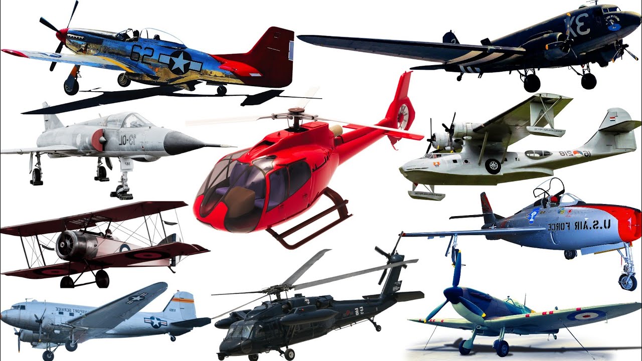 Types of air vehicles | Names of air transport | air transportation ...