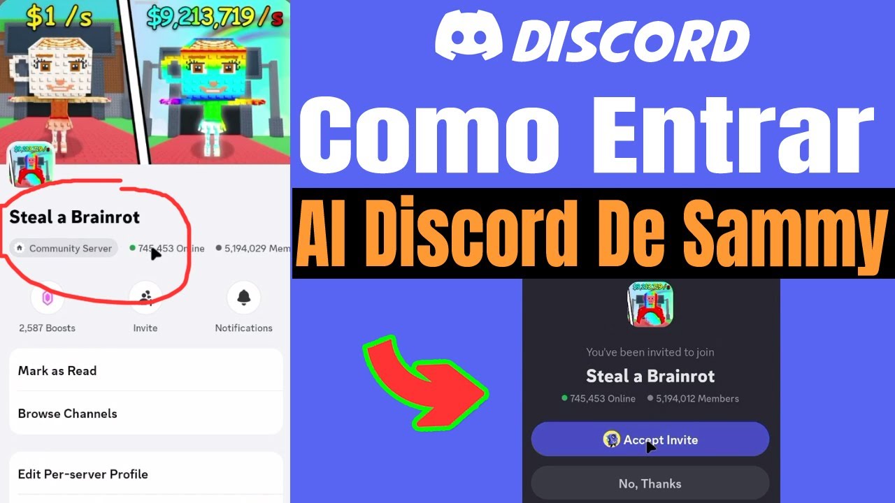 Como Entrar Al Discord De Sammy - YouTube