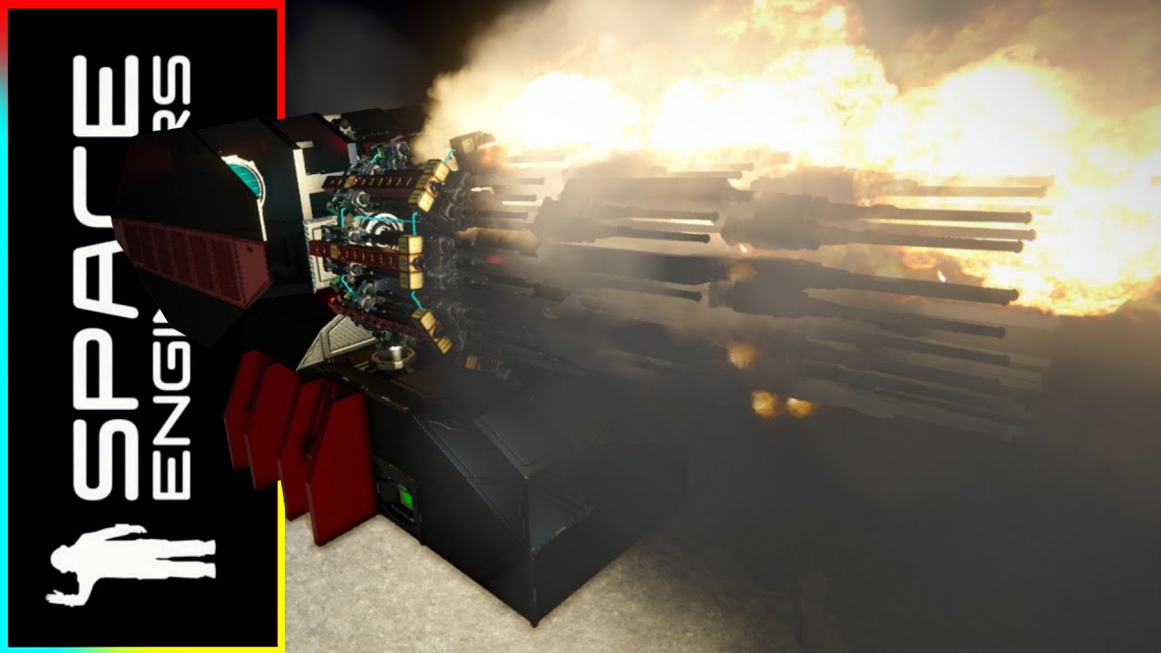 The RipSaw Assault Turret! - Space Engineers - YouTube