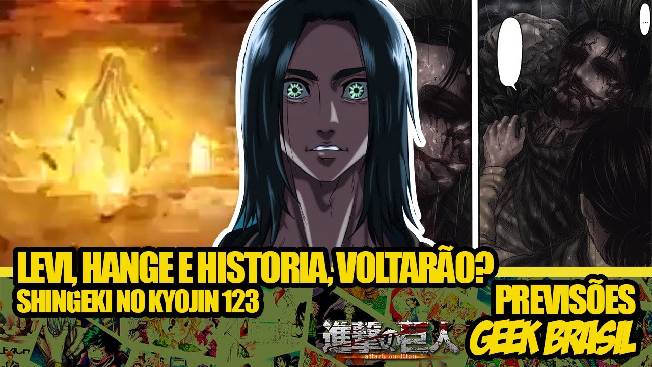 Shingeki No Kyojin Capítulo 123 - A NOVA TRANSFORMAÇÃO DE TITÃ DO EREN ...
