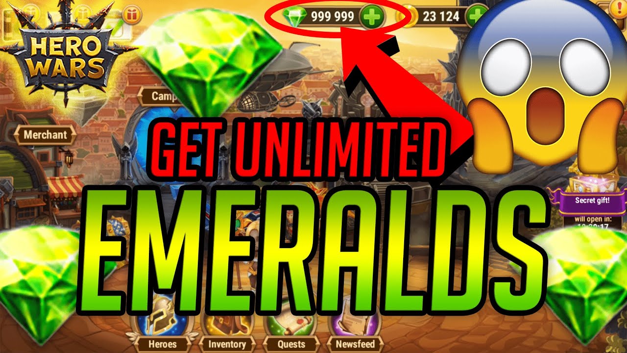 Hero Wars Hack | Get Unlimited Free Emeralds - YouTube