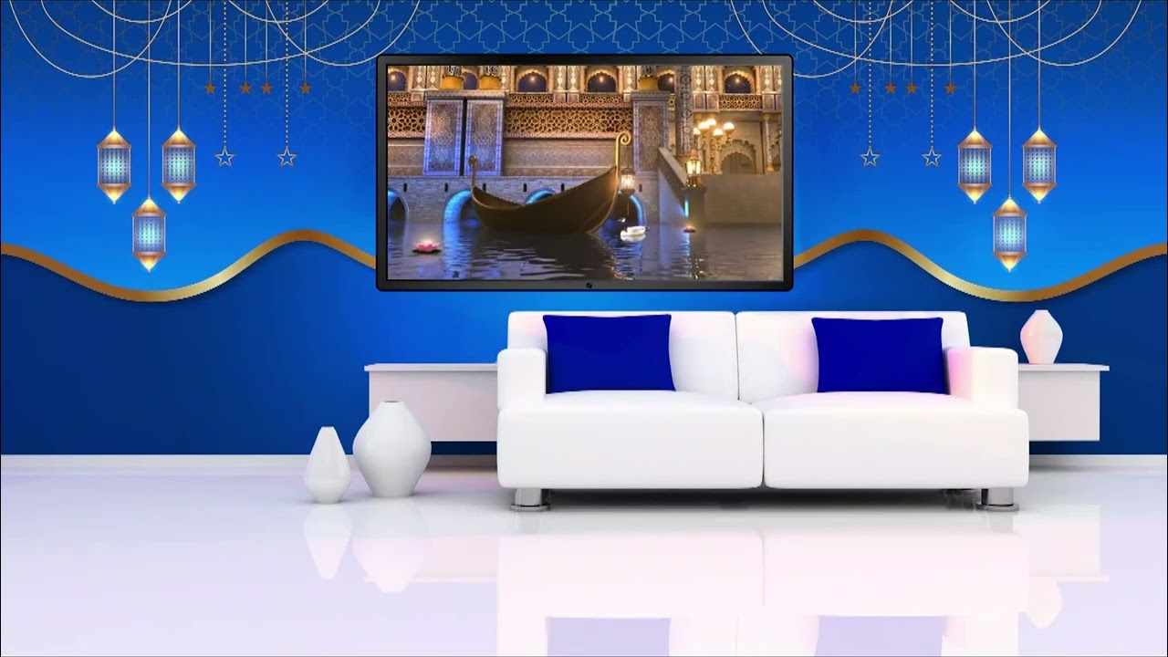 Islamic Virtual Studio Green Screen Video, Islamic TV Studio Set - YouTube