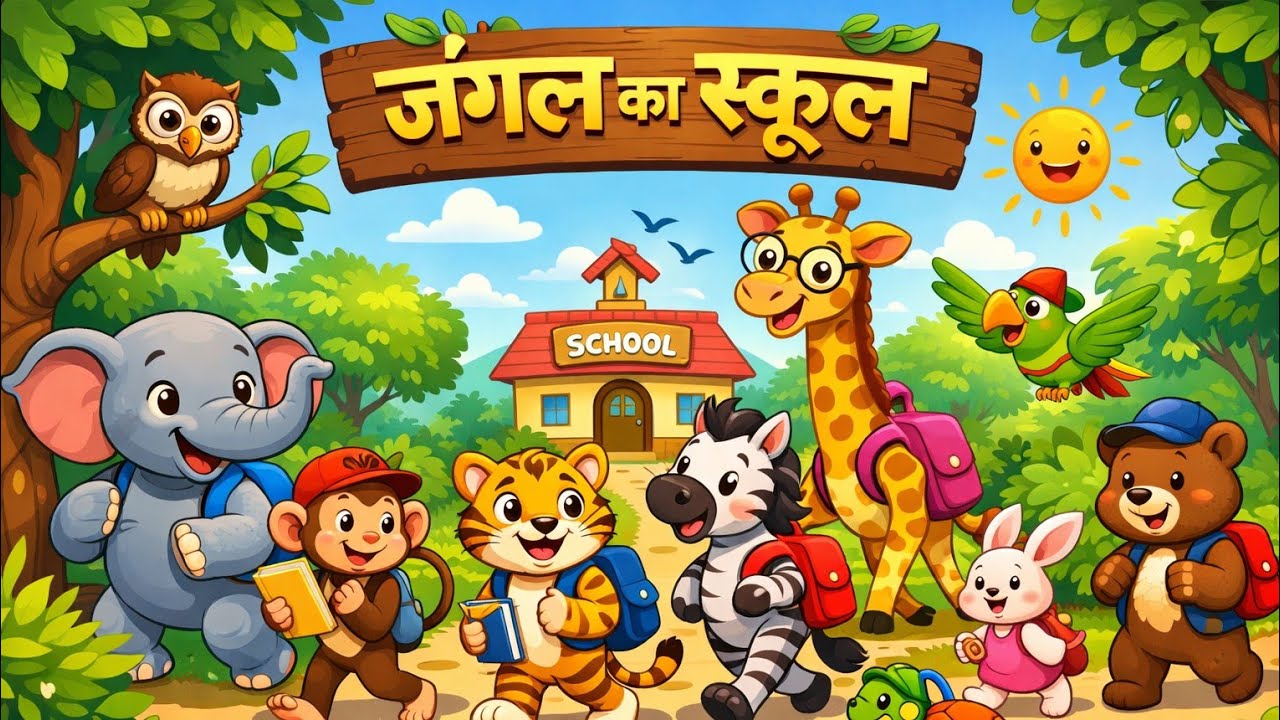 Jangal Ki School Mein Sab Janwar - YouTube