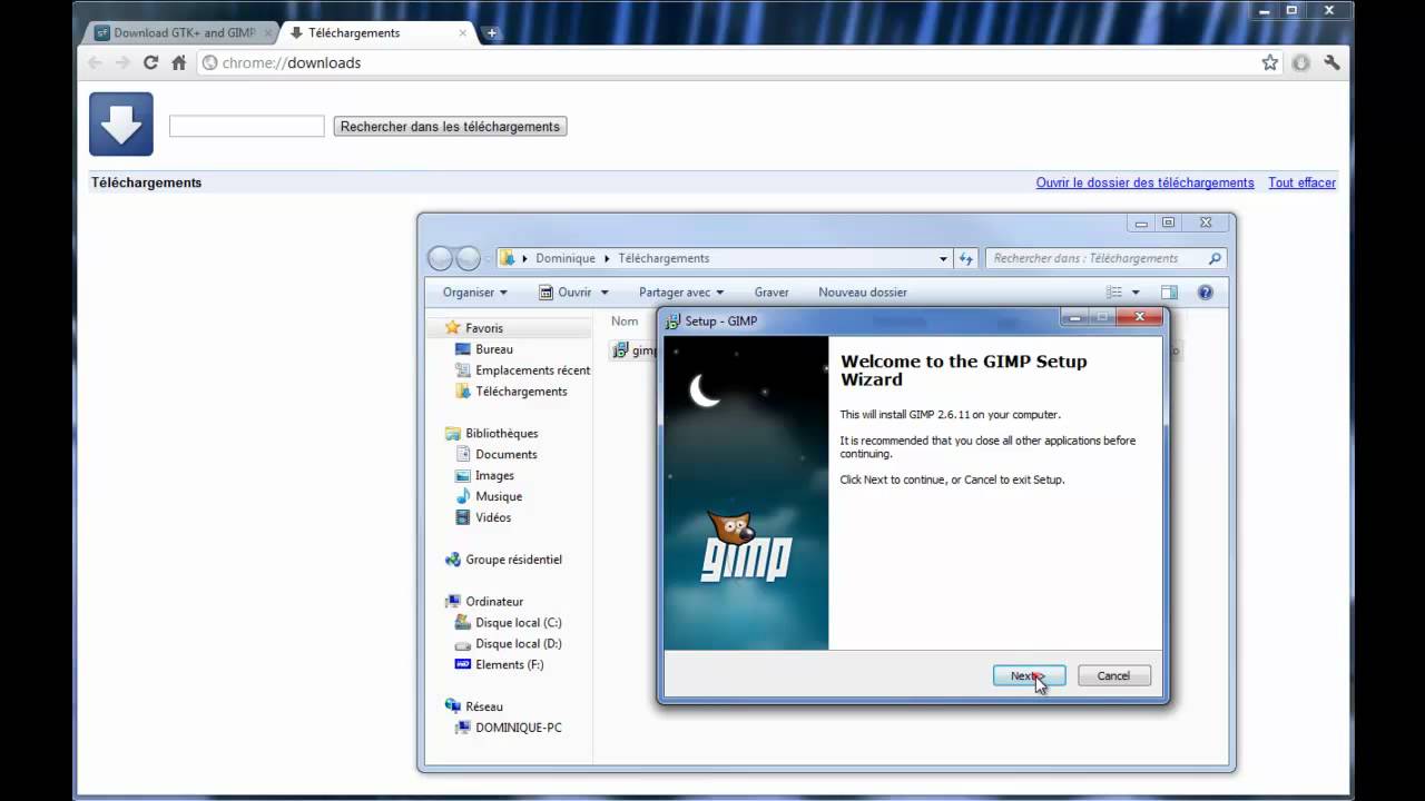 Gimp windows 7 francais - bridgeDer