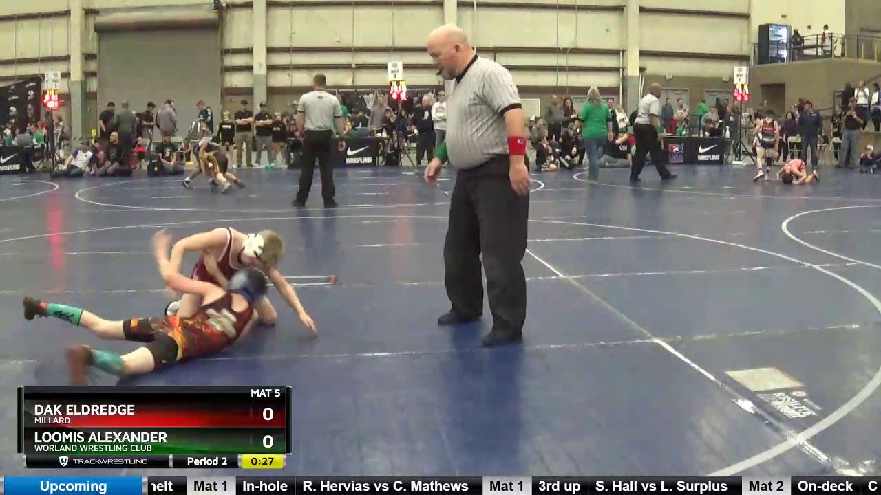 12U 82 Loomis Alexander Worland Wrestling Club Vs Dak Eldredge Millard ...
