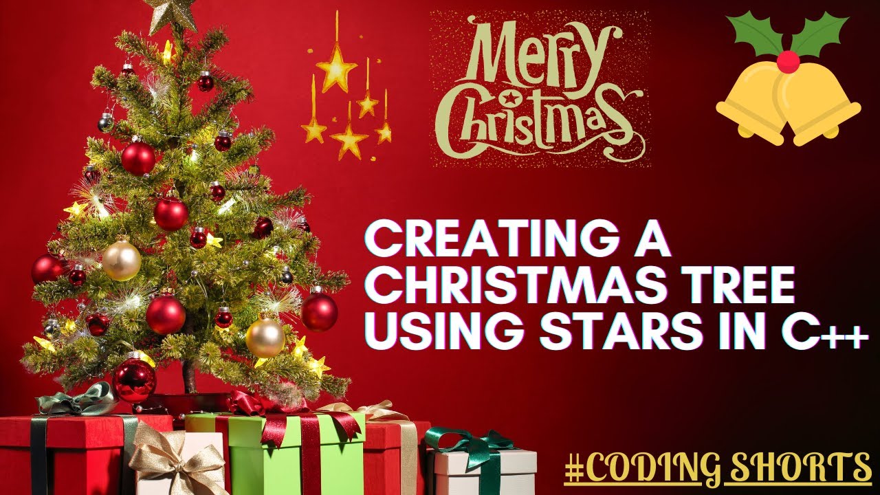 Merry Christmas Tree With Stars In C++ || Pattern Coding #Shorts - YouTube
