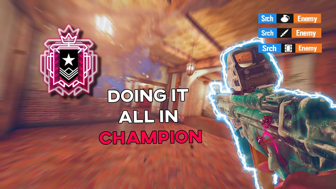 Doing It All In CHAMPION Ranked Highlights - Rainbow Six Siege - YouTube