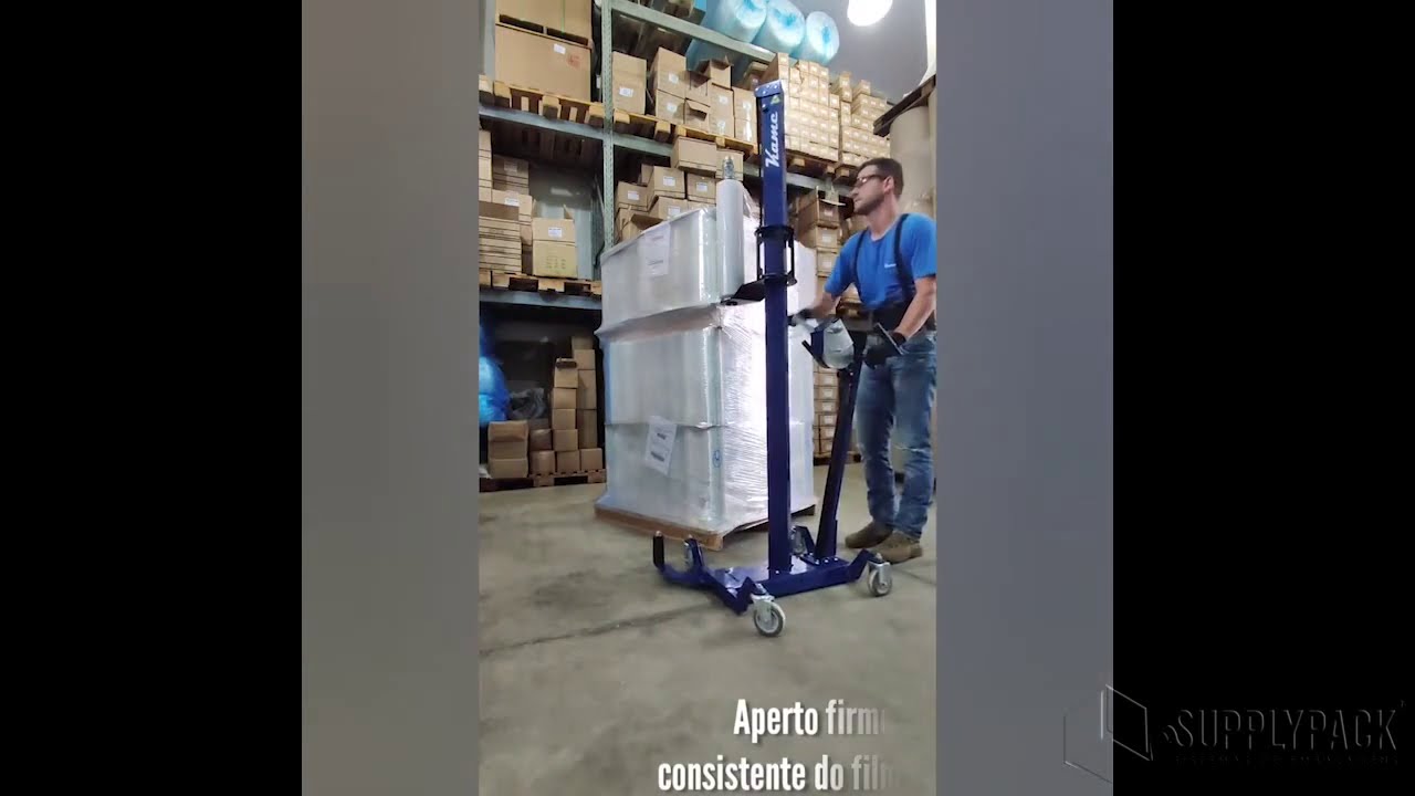 Envolvedora Manual com Catraca - YouTube