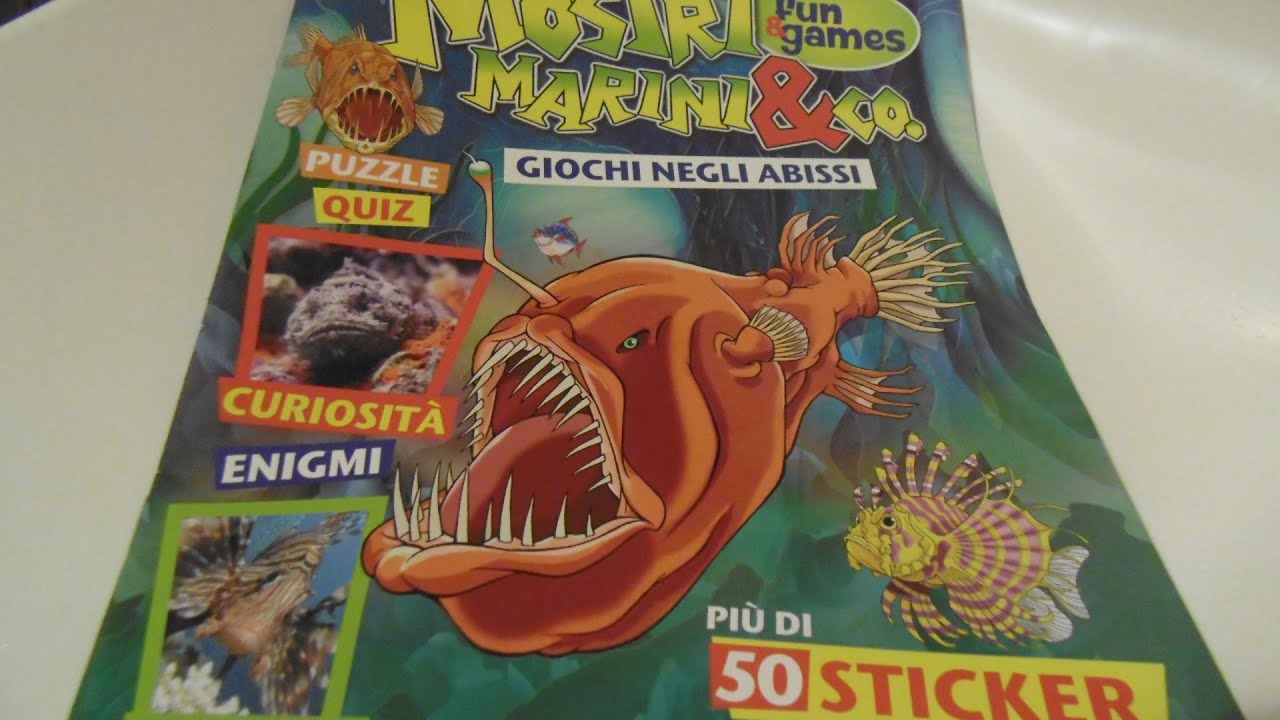 Mostri Marini & Co. - Rivista in Edicola - Catturali tutti!!! - YouTube