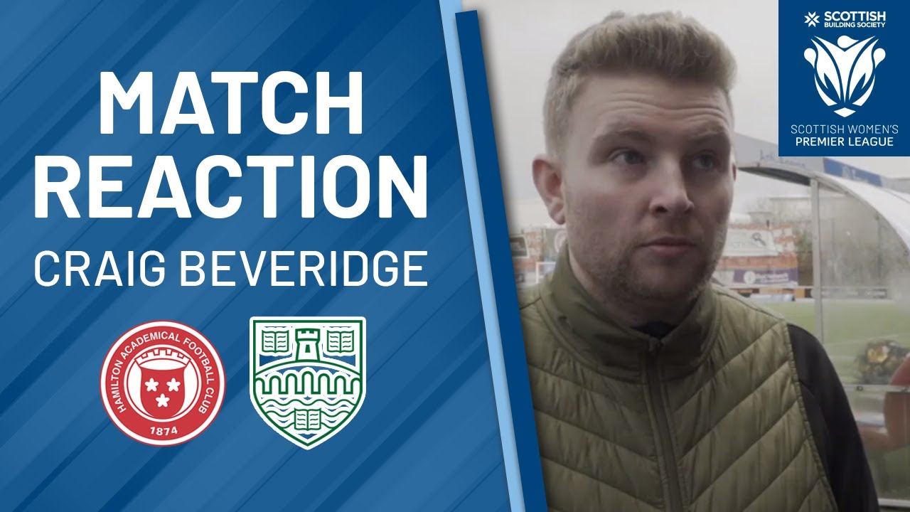 Scottish Building Society SWPL - Post Match Interview - Craig Beveridge ...