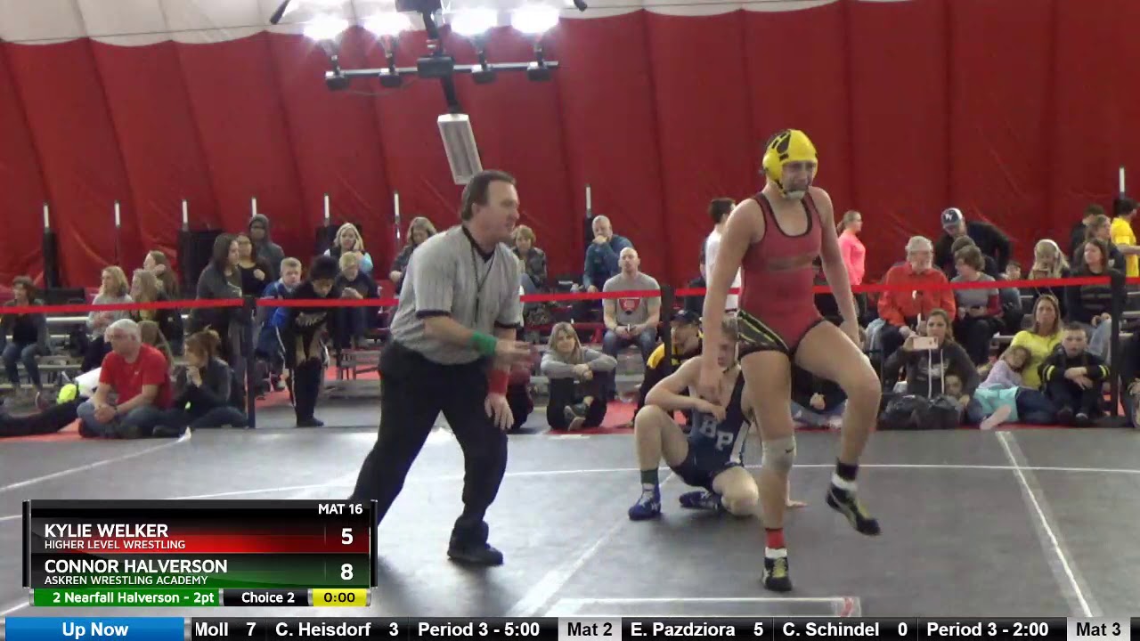 Cadet 120 Kylie Welker Higher Level Wrestling Vs Connor Halverson ...
