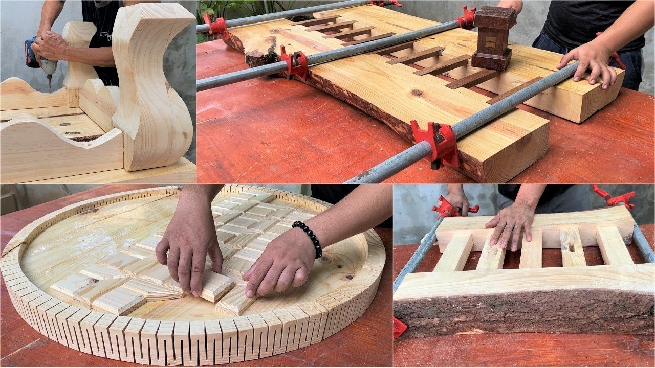 4 Monolithic Woodworking Projects With New And Unique // Building ...