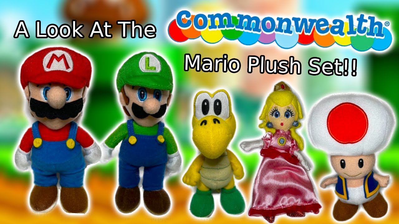 A Look At The *PROTOTYPE* Commonwealth Mario Plush Set!! - YouTube