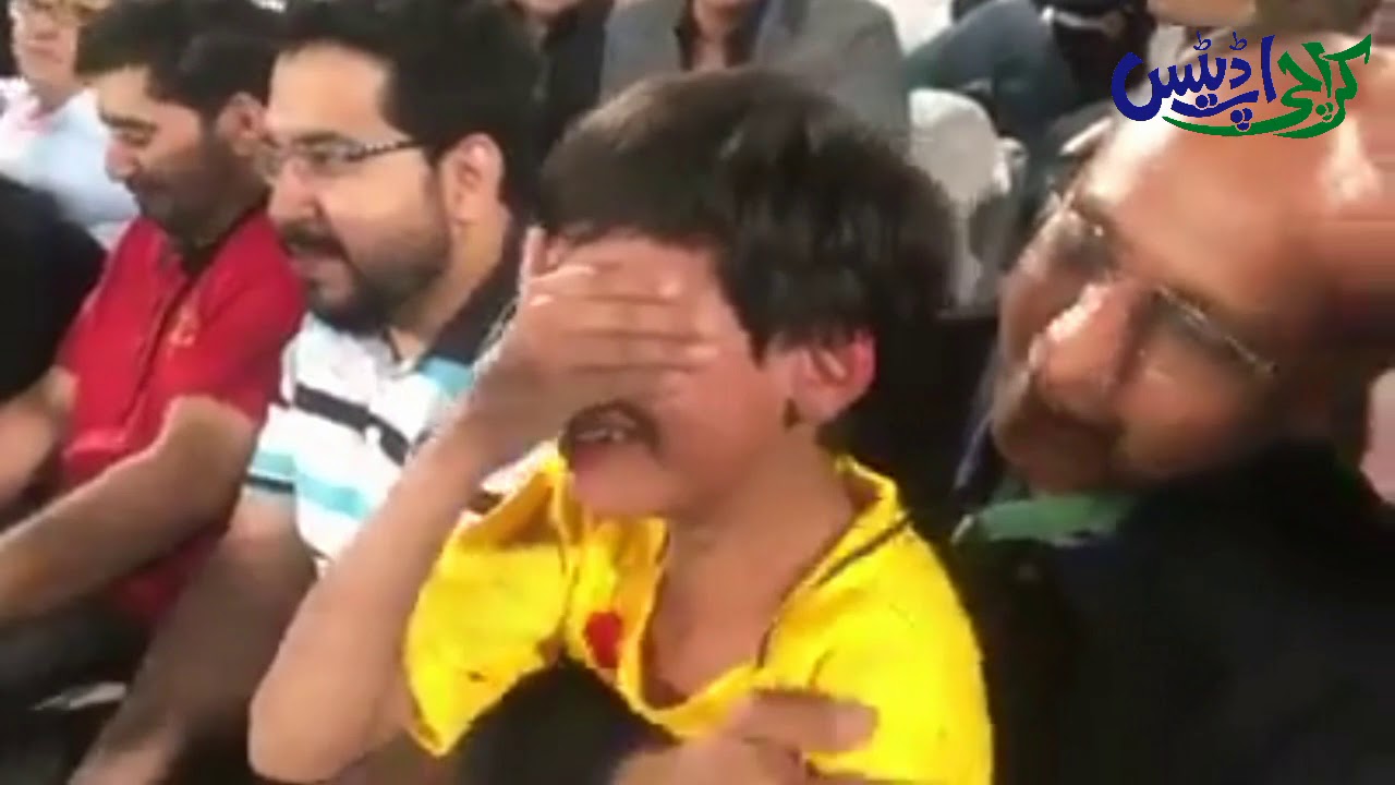 Saeed Ghani Son Crying after Peshawar Zalmi Loss PSL Final ...