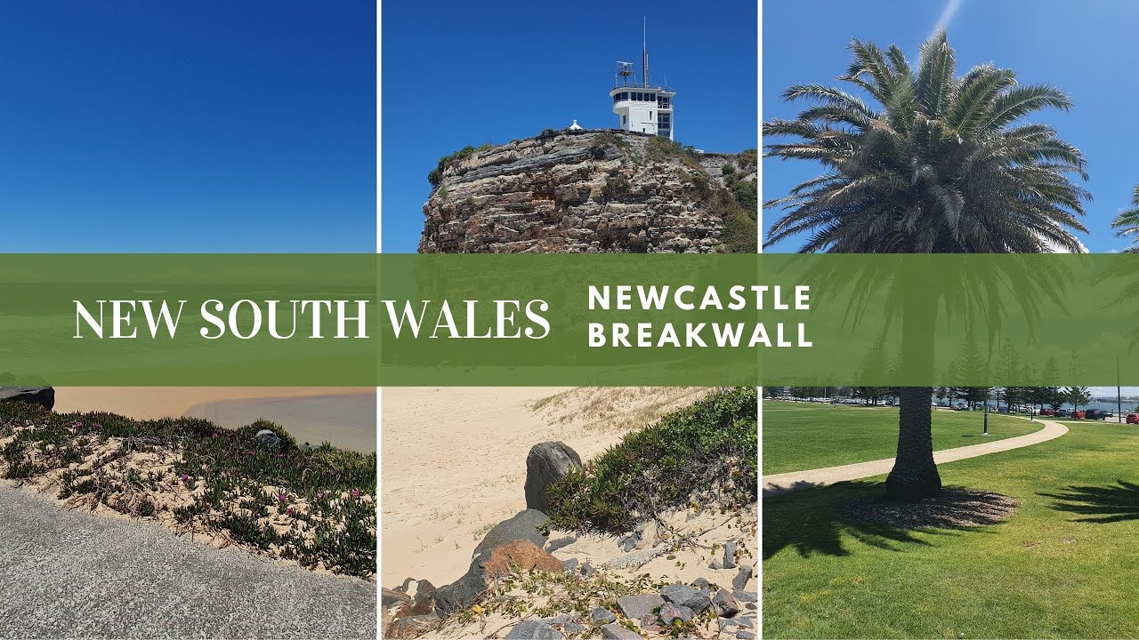 Walk along the Newcastle Breakwall - YouTube
