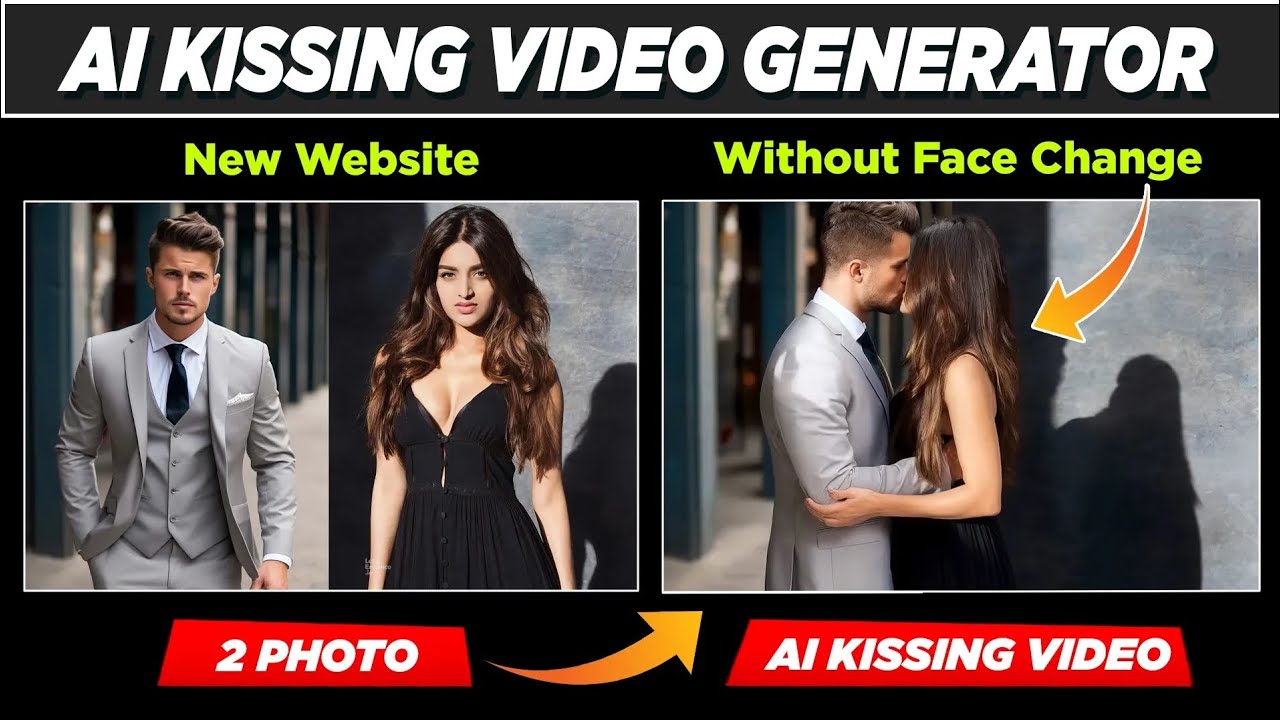 how to create kissing video | kissing video kaise bnay - YouTube