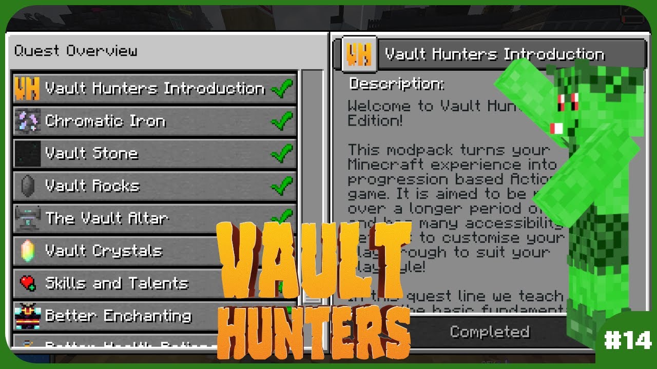 UPDATE 9! | Quests! | Vault Hunters 3rd Edition | Modded Minecraft | Ep ...