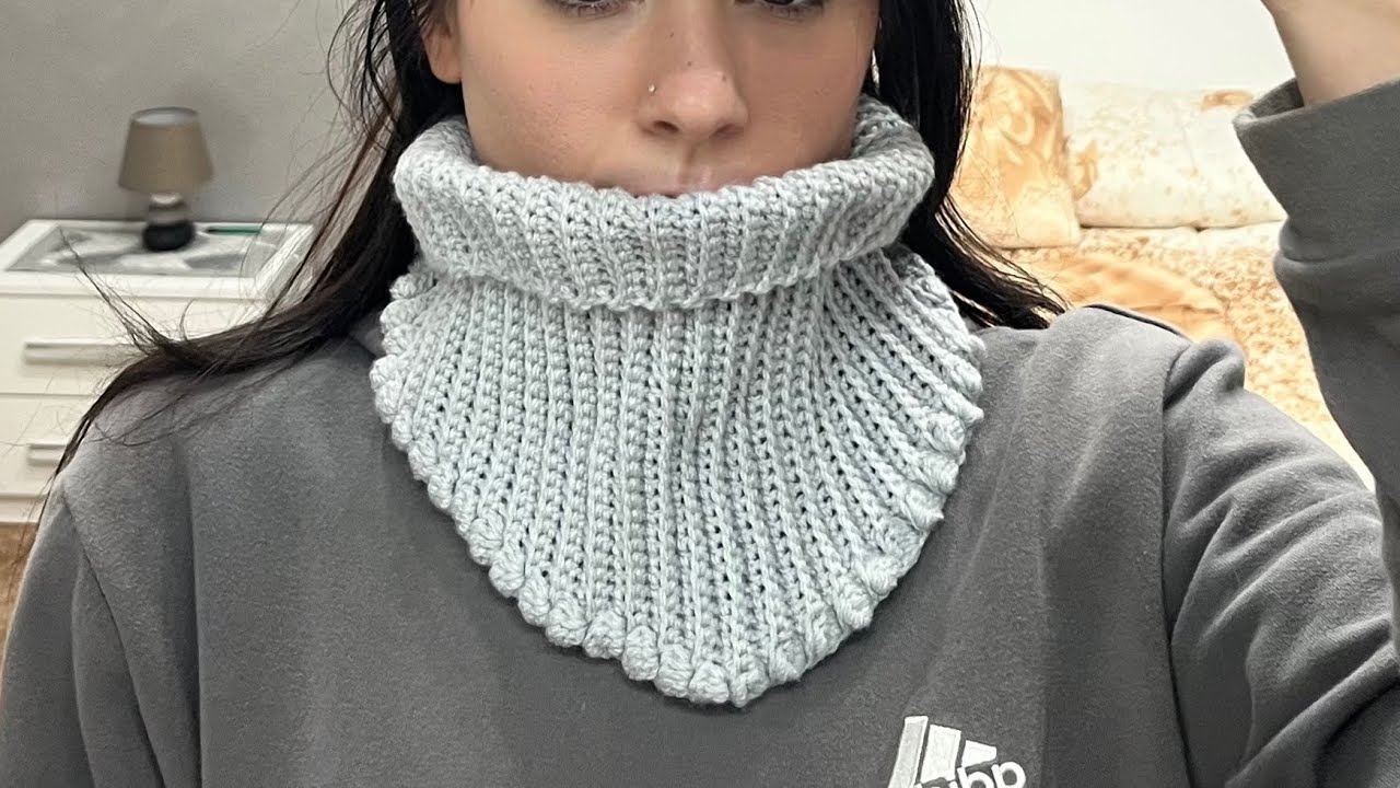 TUTORIAL: Scaldacollo Vivian all'uncinetto - YouTube
