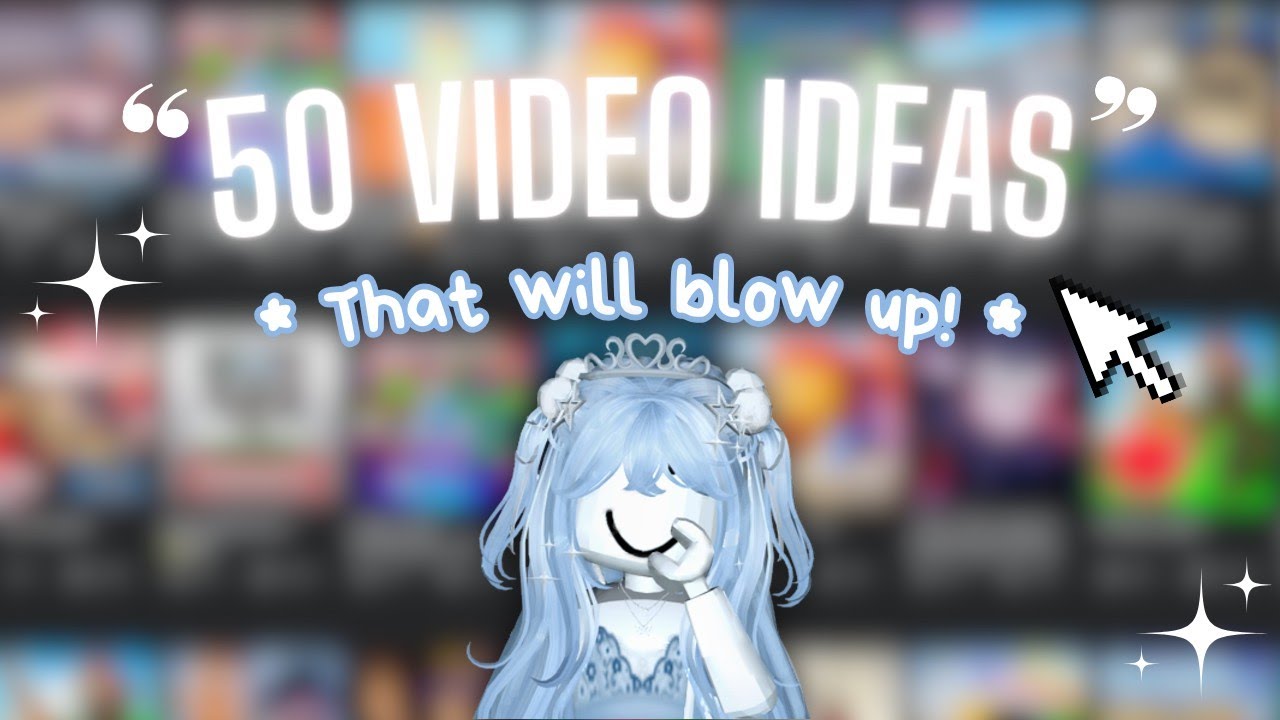 50 Video Ideas For Your Roblox Channel! - *Grow your channel in 2024 ...