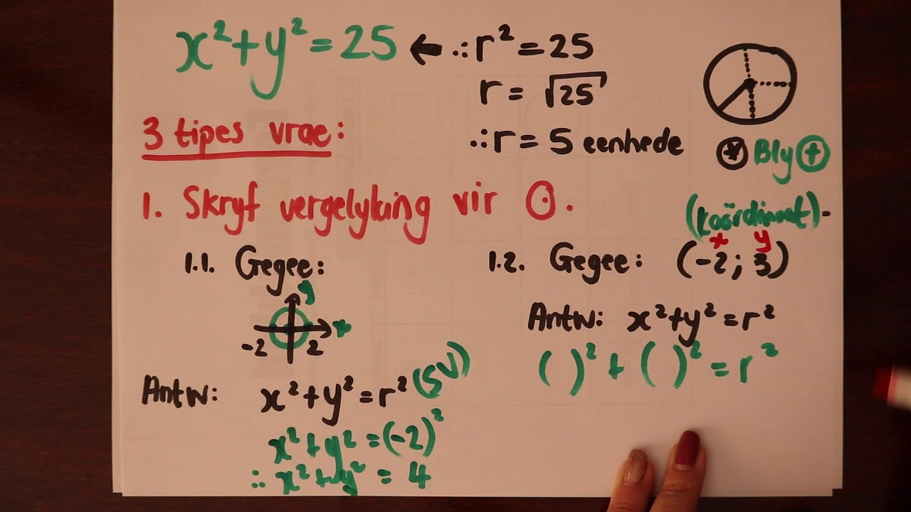 Sirkels Deel 2 - Tegniese Wiskunde - YouTube