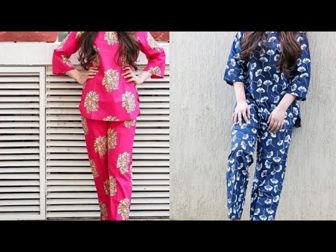2020 Home made night suit design ideas// night suit// sleepy suit ...
