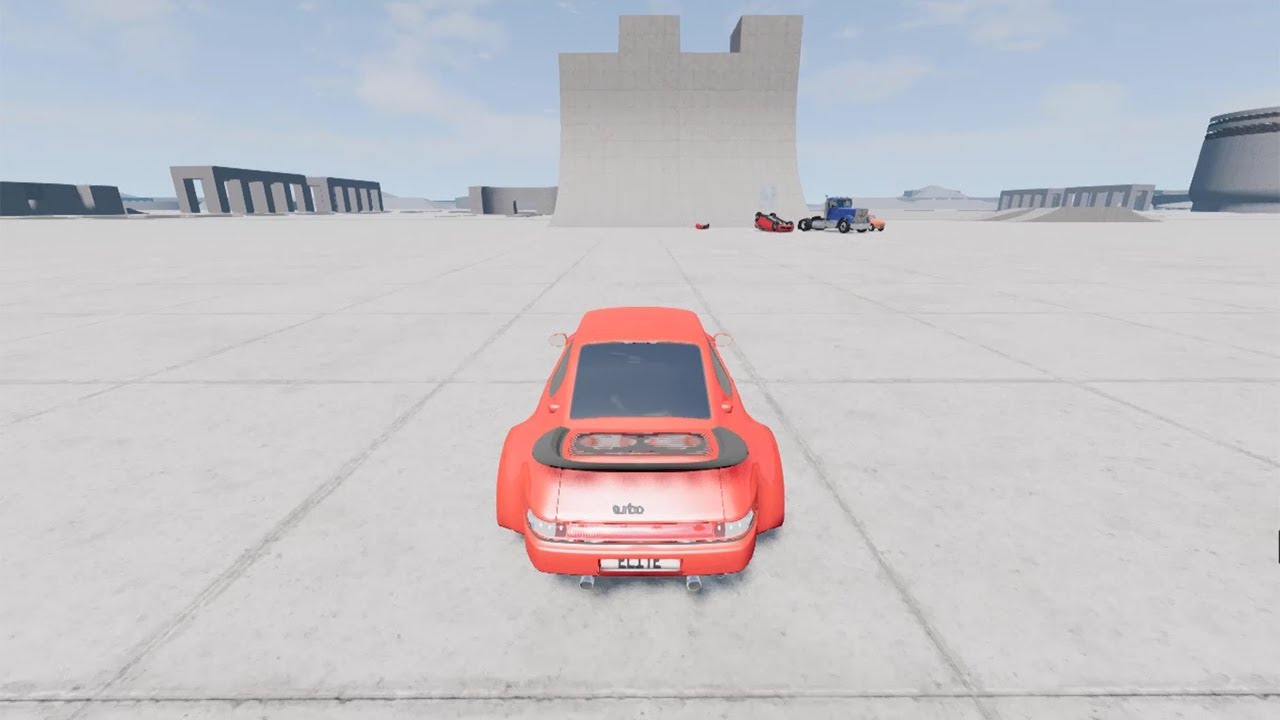Car Vs Giant Wall – BeamNG.Drive - YouTube