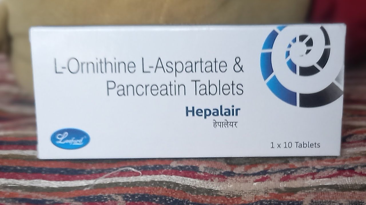 Hepalair Tab|L-Ornithine L-Aspartate & Pancreatin Tablet|work,uses,side ...