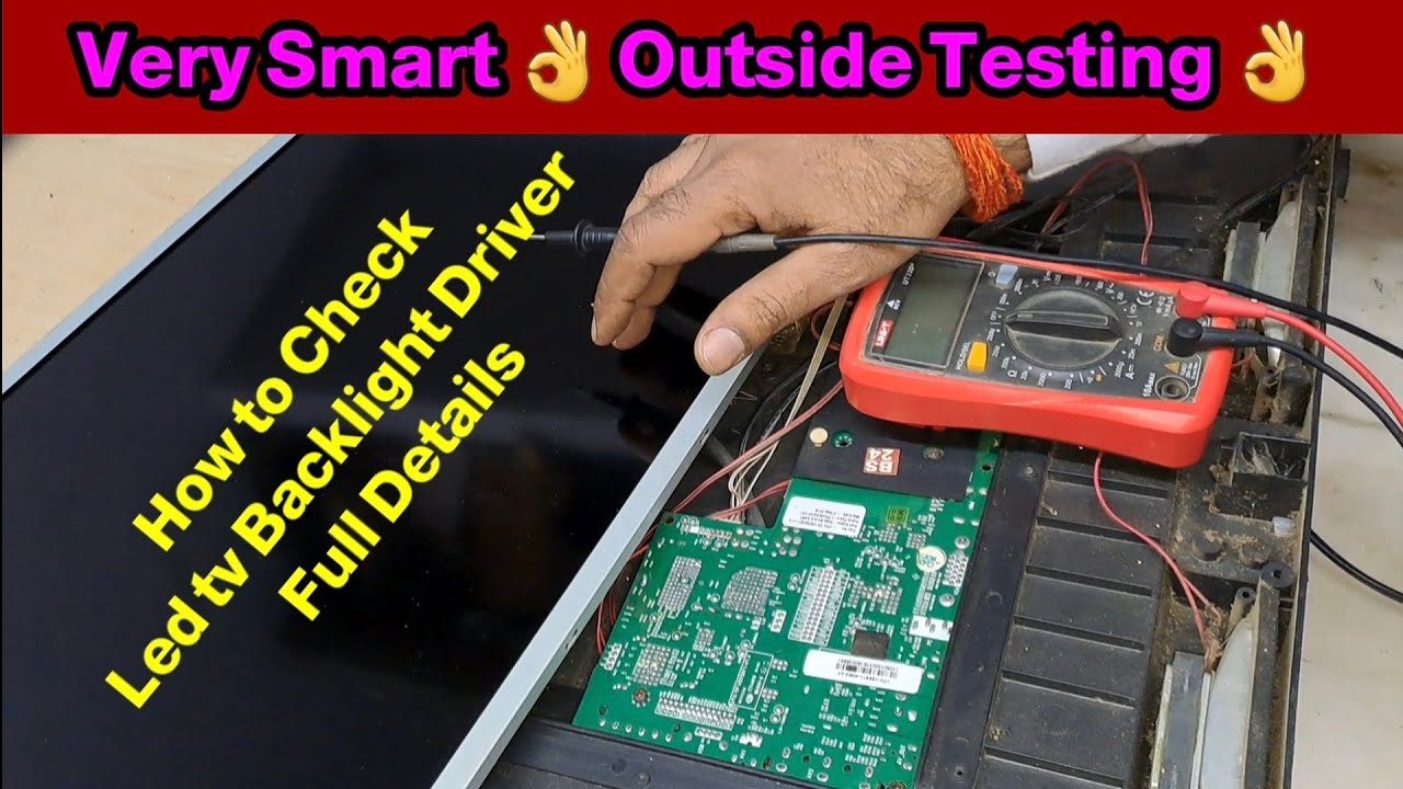 How to Repair Led tv Backlight Driver ic OB3350 & Led Strip Clear Fault ...