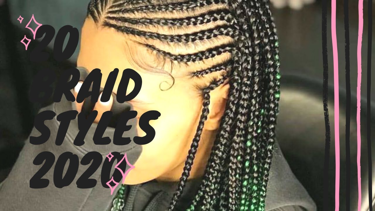 20 New Latest braiding hairstyles compilation in 2020. Trendy beautiful ...