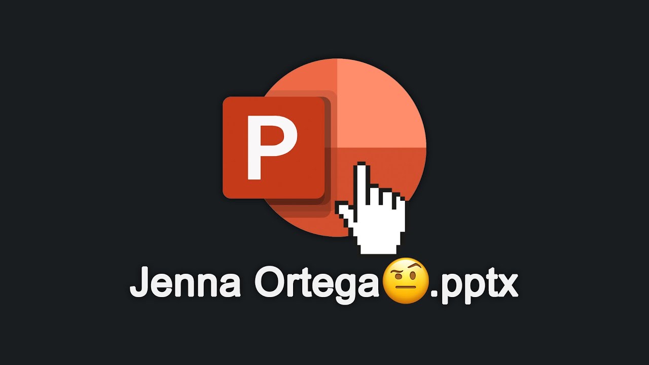 BYFARTAS - JENNA ORTEGA [OFFICIAL POWERPOINT MUSIC VIDEO] - YouTube