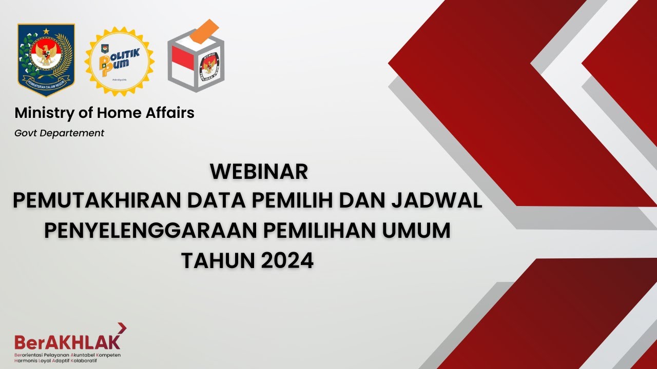 Pemutakhiran Data Pemilih Dan Jadwal Penyelenggaraan Pemilihan Umum ...