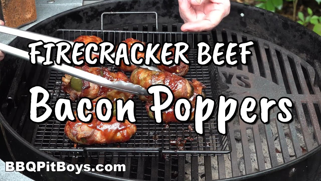 Firecracker Bacon Beef Jalapeno Poppers - YouTube
